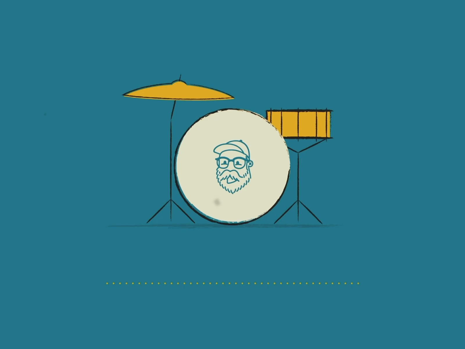 Drum Set Animation with Music by Paul Beveridge on Dribbble