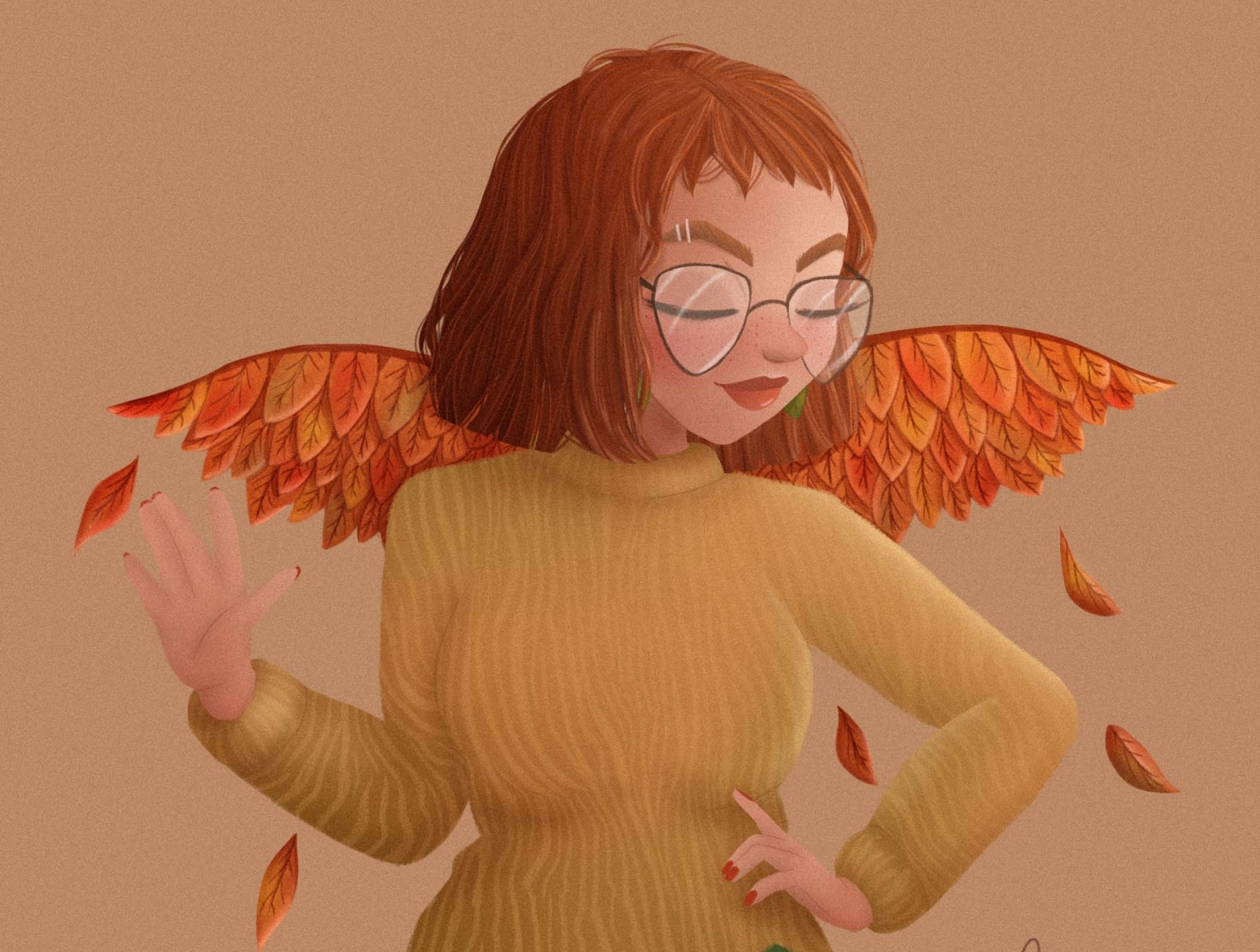 Autumn Fairy by Anna on Dribbble