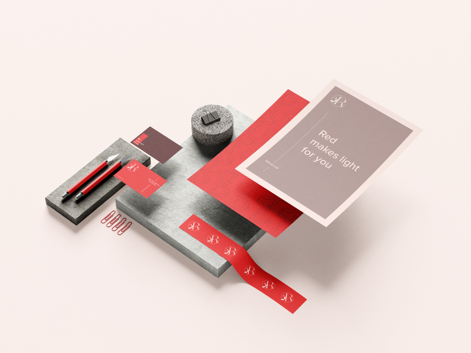 RED - visual identity by Misarh on Dribbble