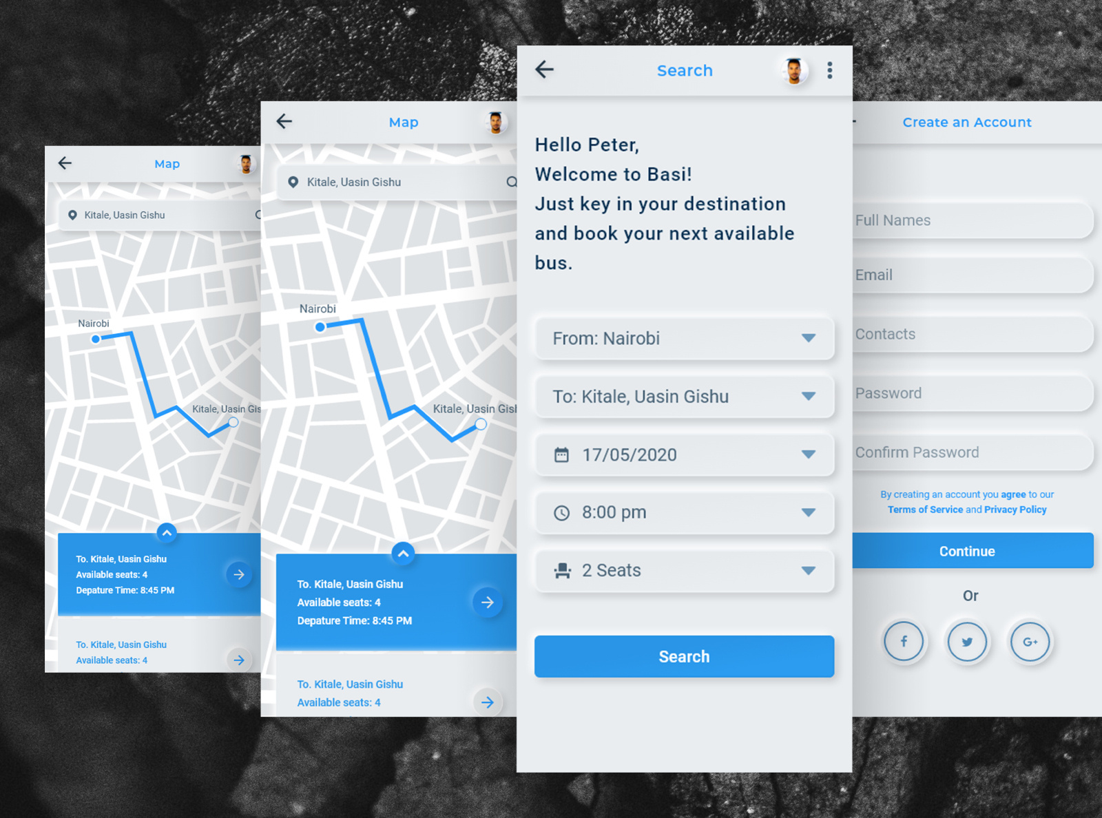 Basi mobile app Visual by Edison Kakoi on Dribbble