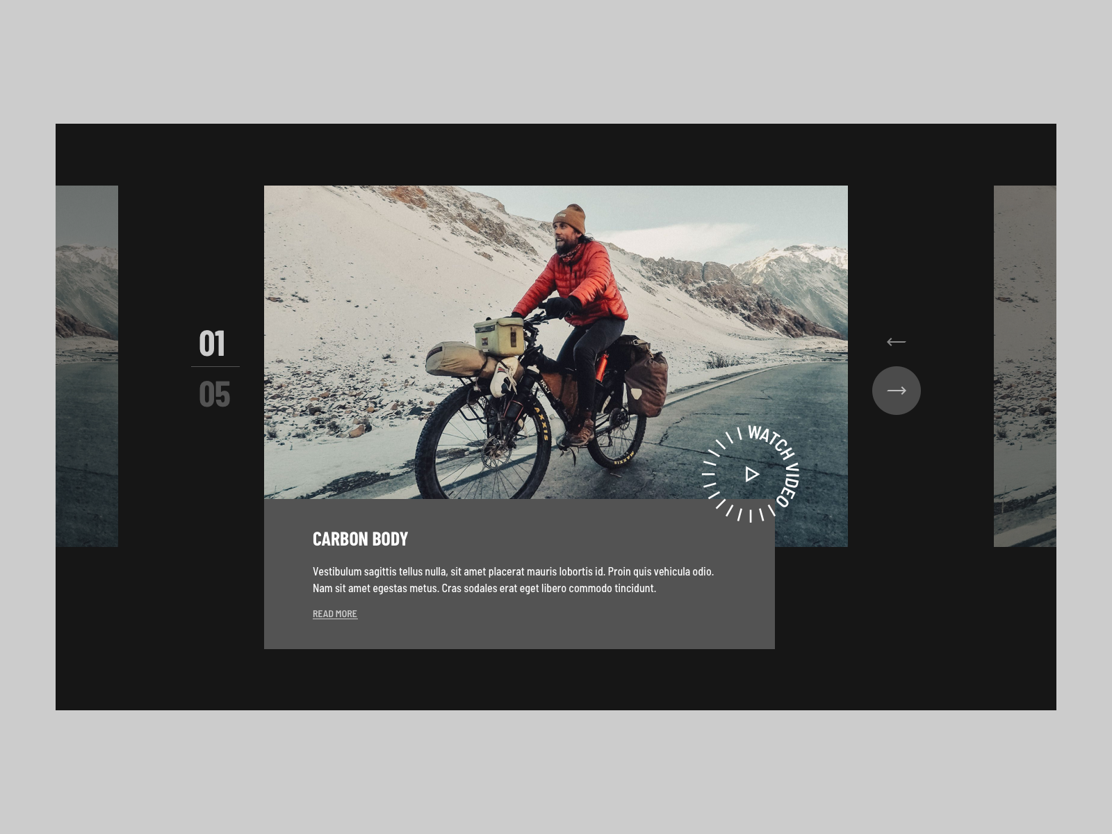 Horizontal slider by Laurens Almekinders on Dribbble