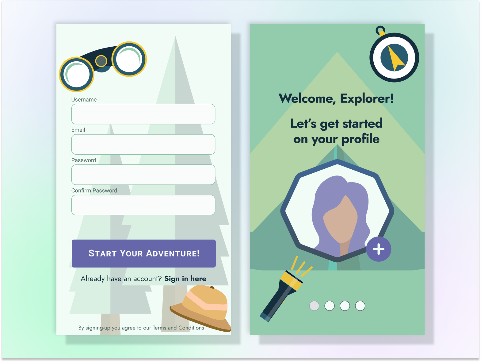 Daily #01 - Formulaire d'inscription à un jeu de piste en ligne by ...