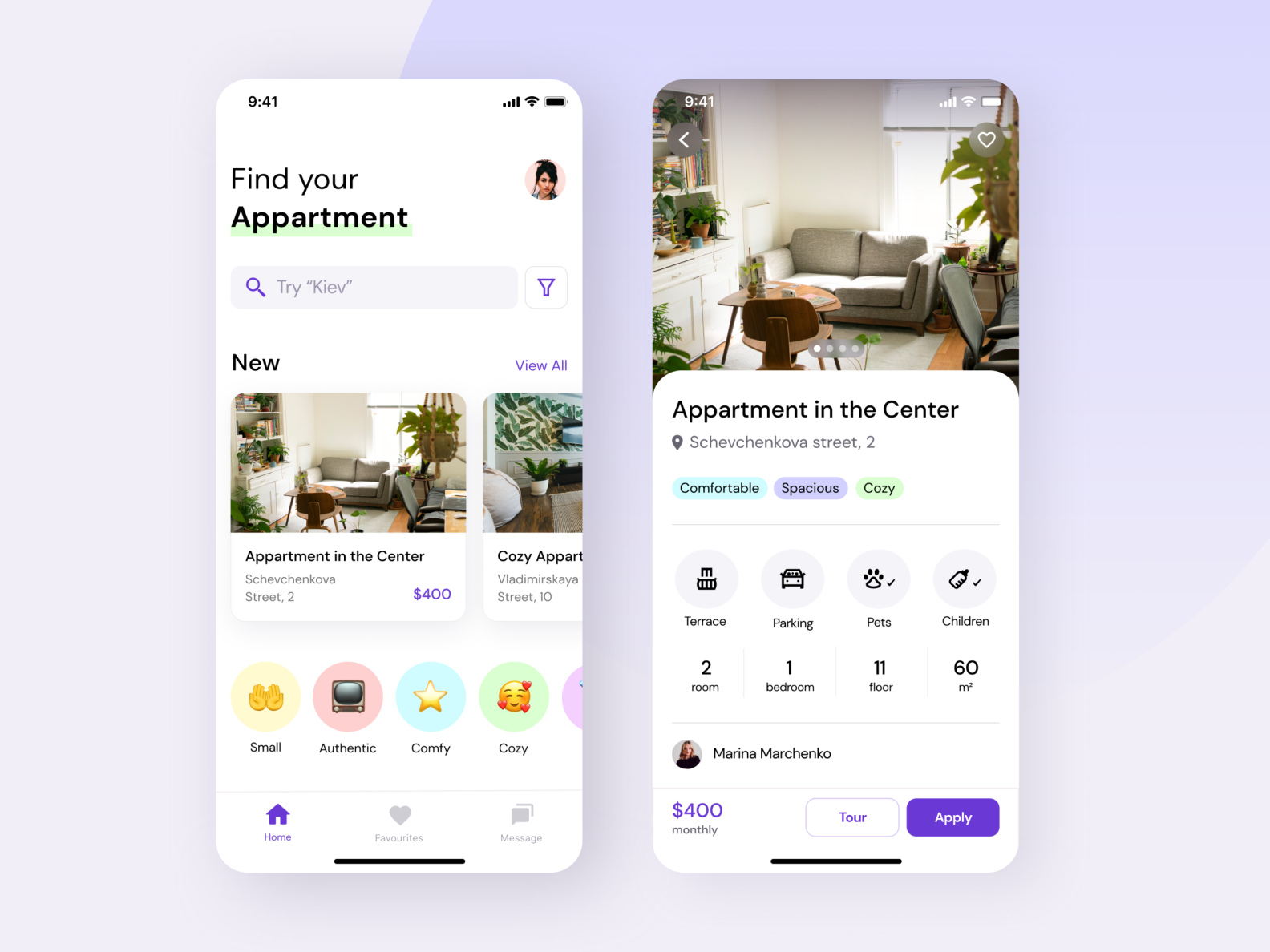 Apartment Rental App🏡 by Katy on Dribbble