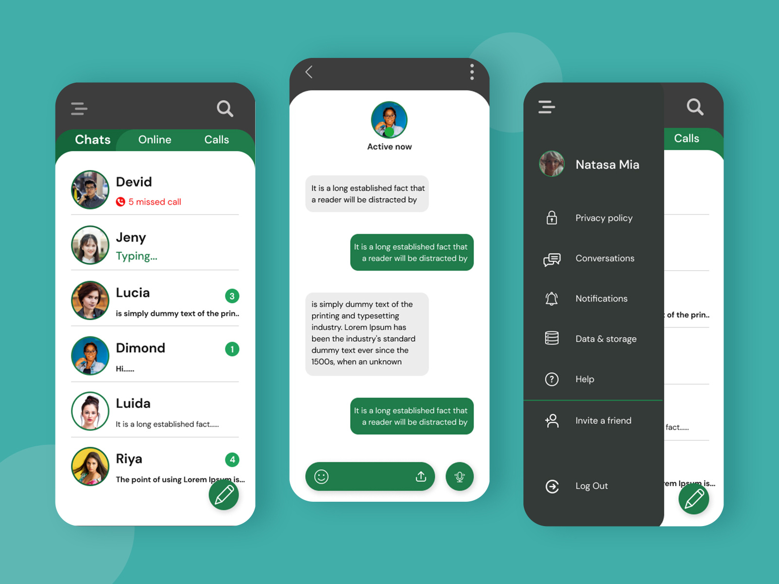 Social media Ui by Sunny Singha on Dribbble