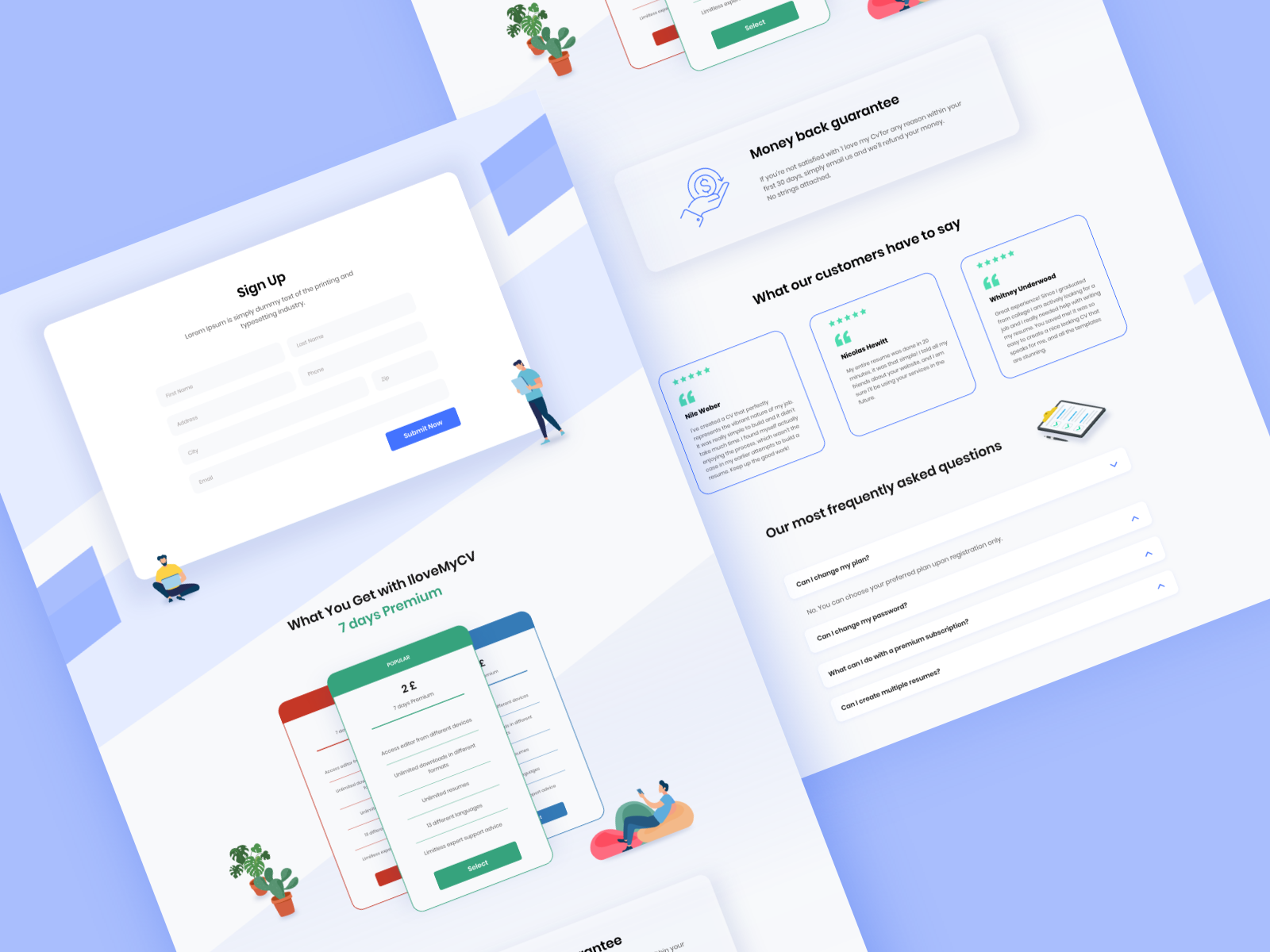 Sign up page design by Jovana Ćulibrk on Dribbble