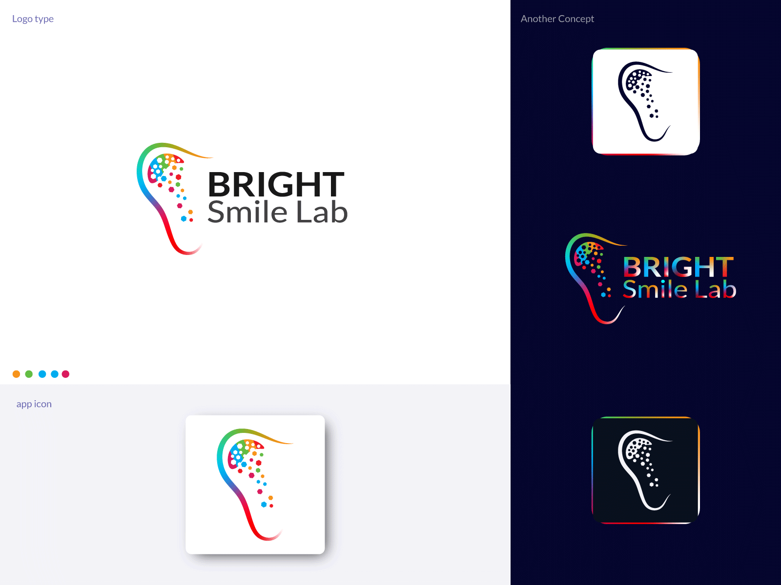 Bright smile lab Logo by MD Faisal Minar on Dribbble