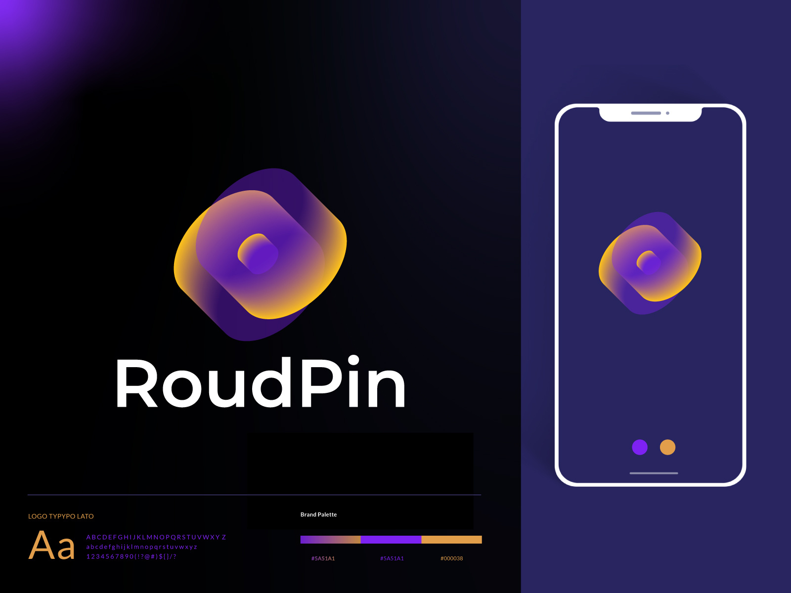Roud Pin logo, letter mark by MD Faisal Minar on Dribbble