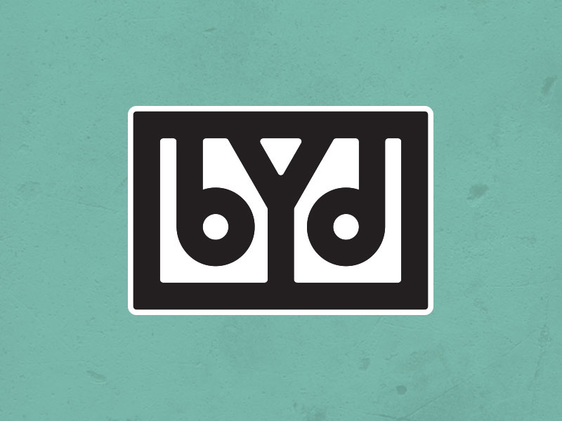 BYD sticker by Brian Yohn on Dribbble