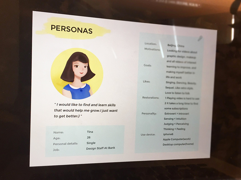 Persona Card by Emmayu on Dribbble