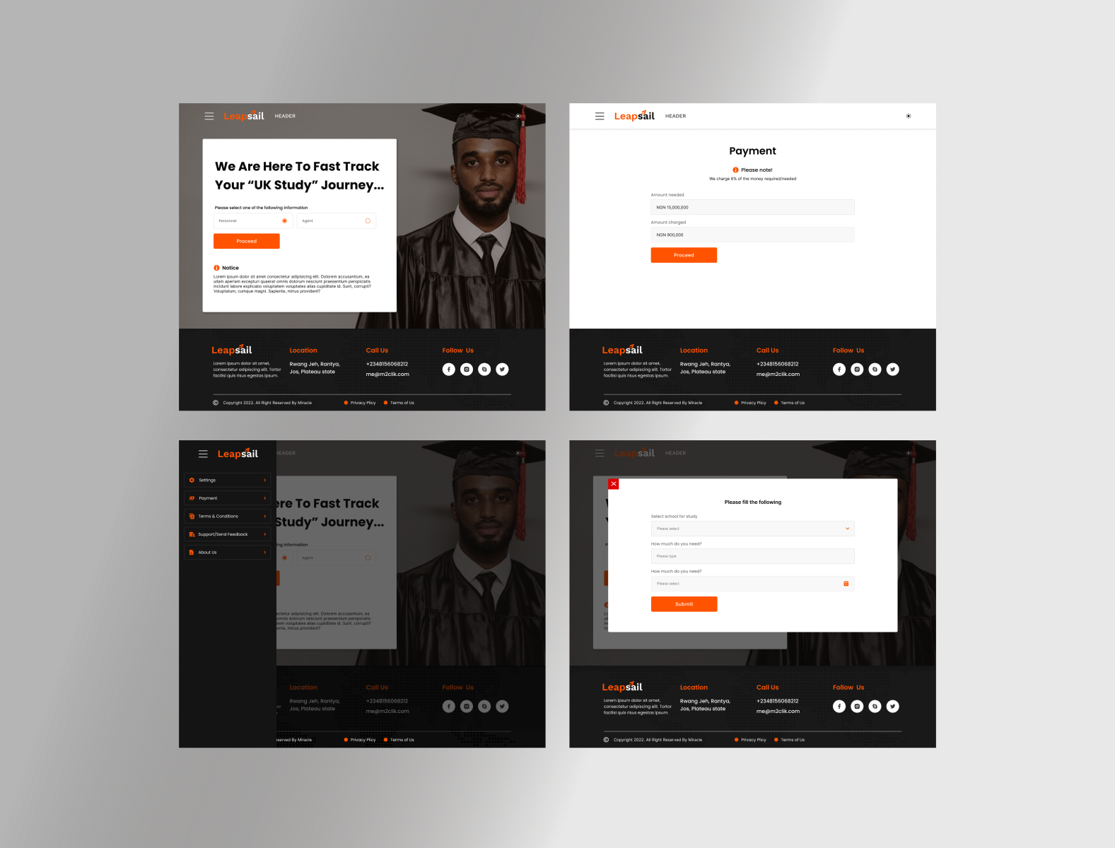 Simple Web Page By Miracle Mudama On Dribbble