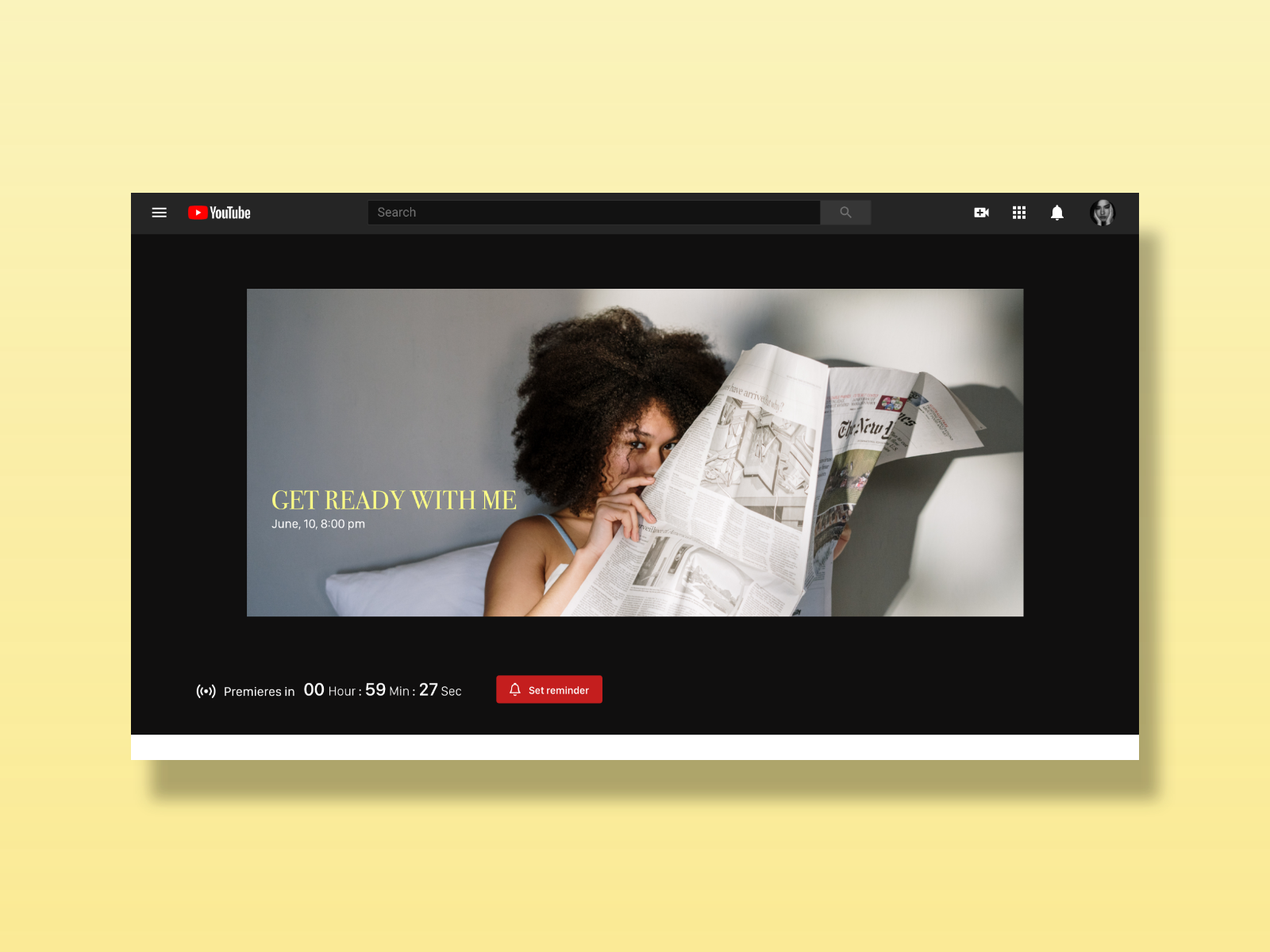 Counting Timer For Youtube by Shumin Chang on Dribbble