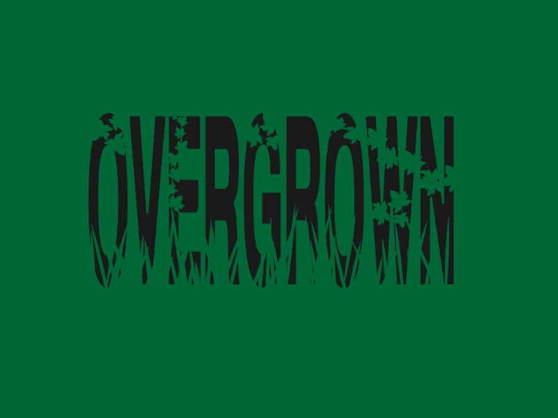 Inktober branding day 14 : Overgrown by Galactic Pixel on Dribbble