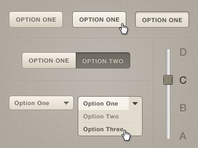 Brown Ui Kit by Ted Goas on Dribbble