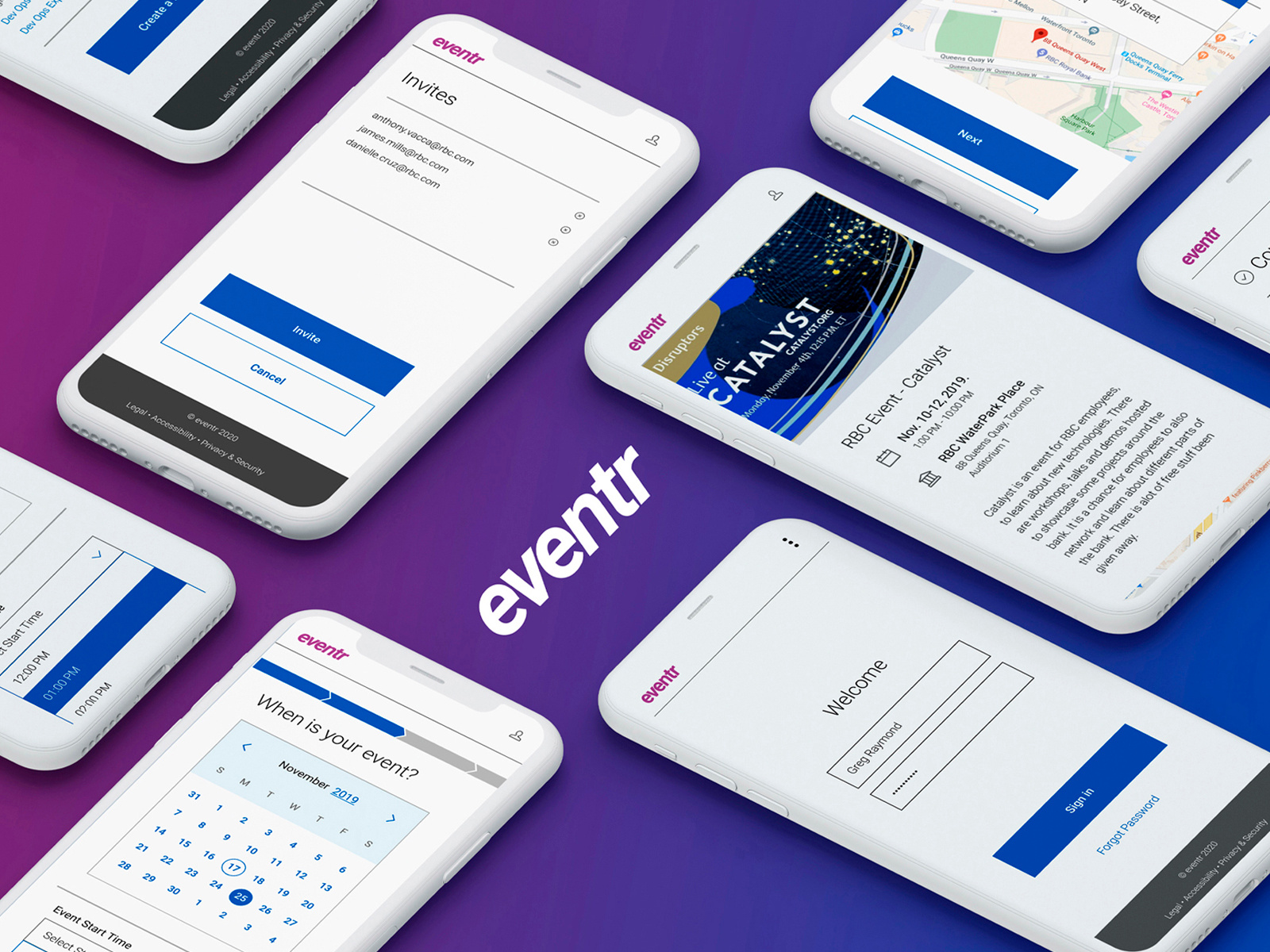 Eventr App by Contender Studio on Dribbble