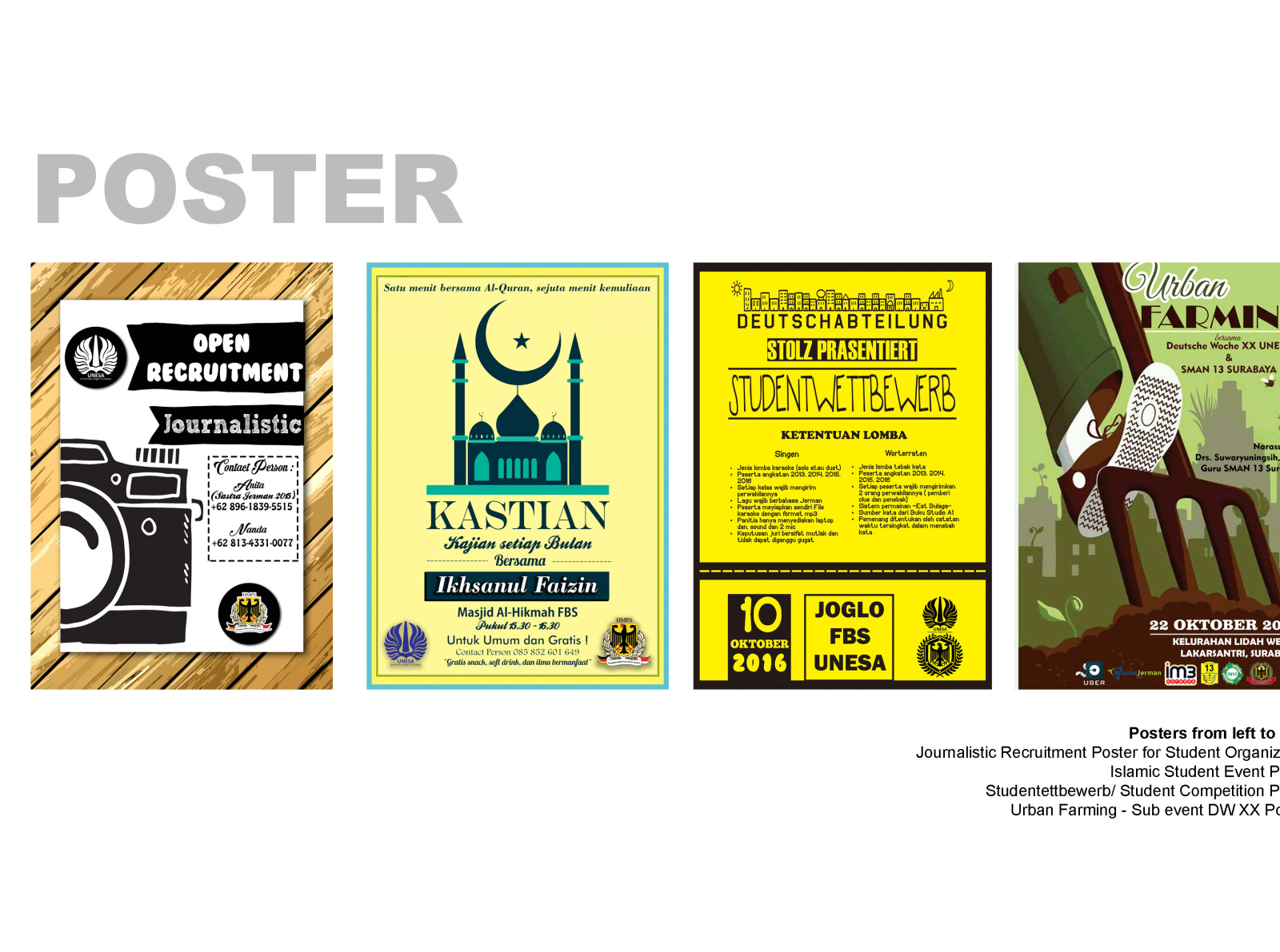 Portfolio Poster by Danang Aprias Noor Fadilla on Dribbble