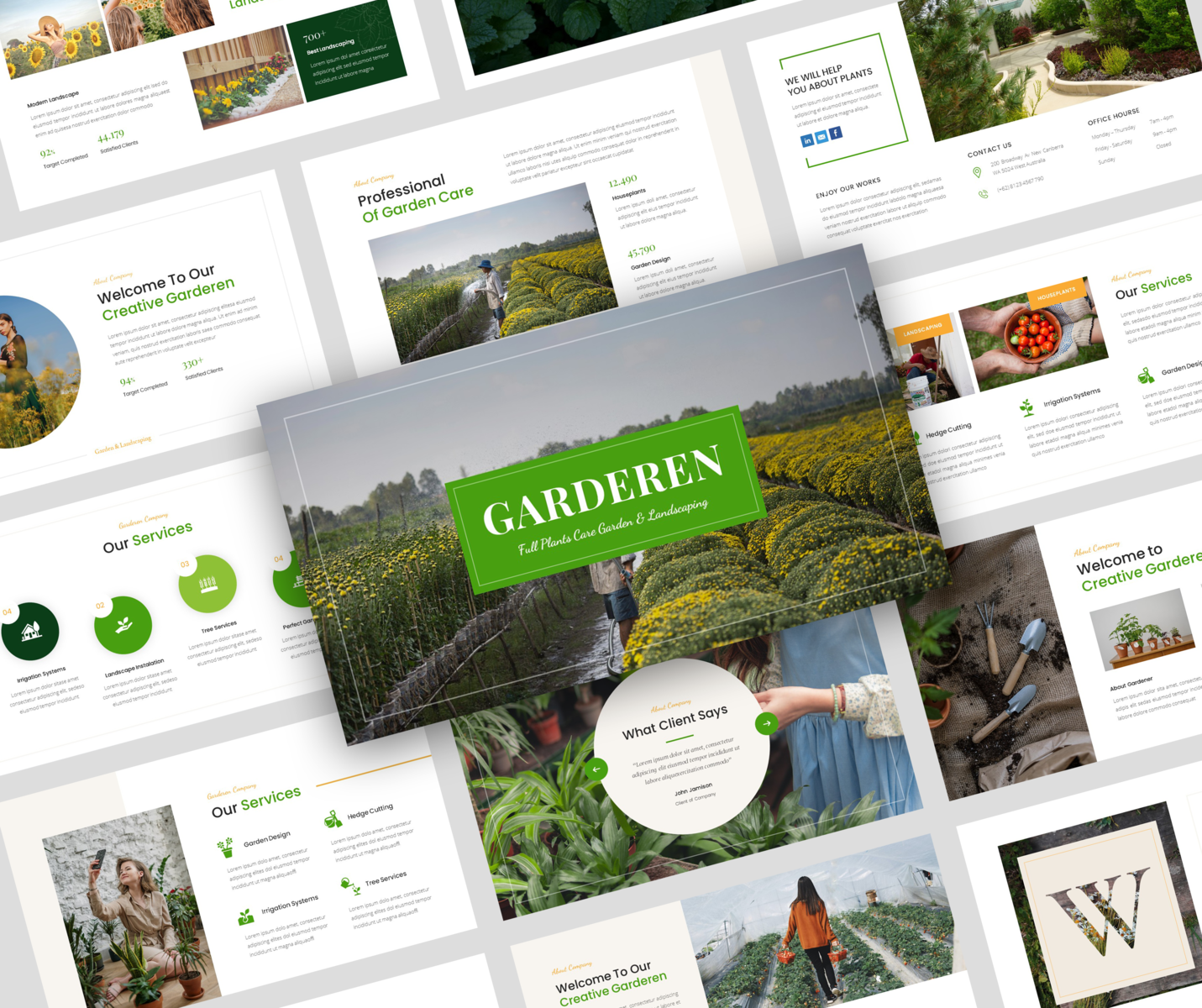Garderen - Gardening & Landscaping Presentation Template by yovimaula ...