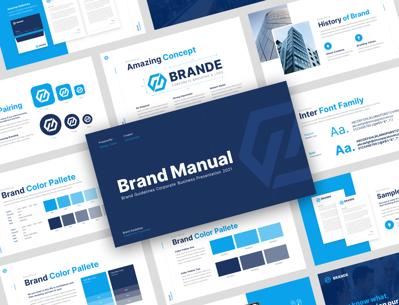Brand Manual Presentation Template by yovimaula on Dribbble