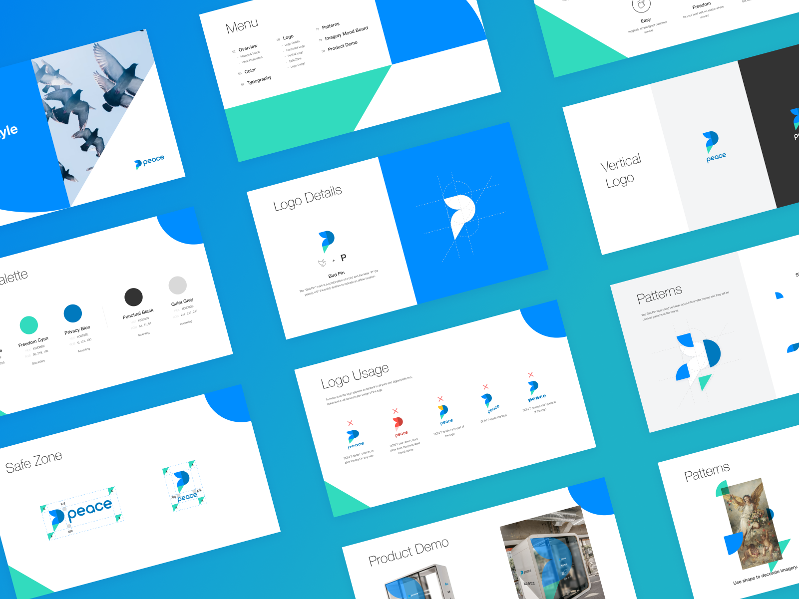 Peace Branding by Colin Shaw on Dribbble