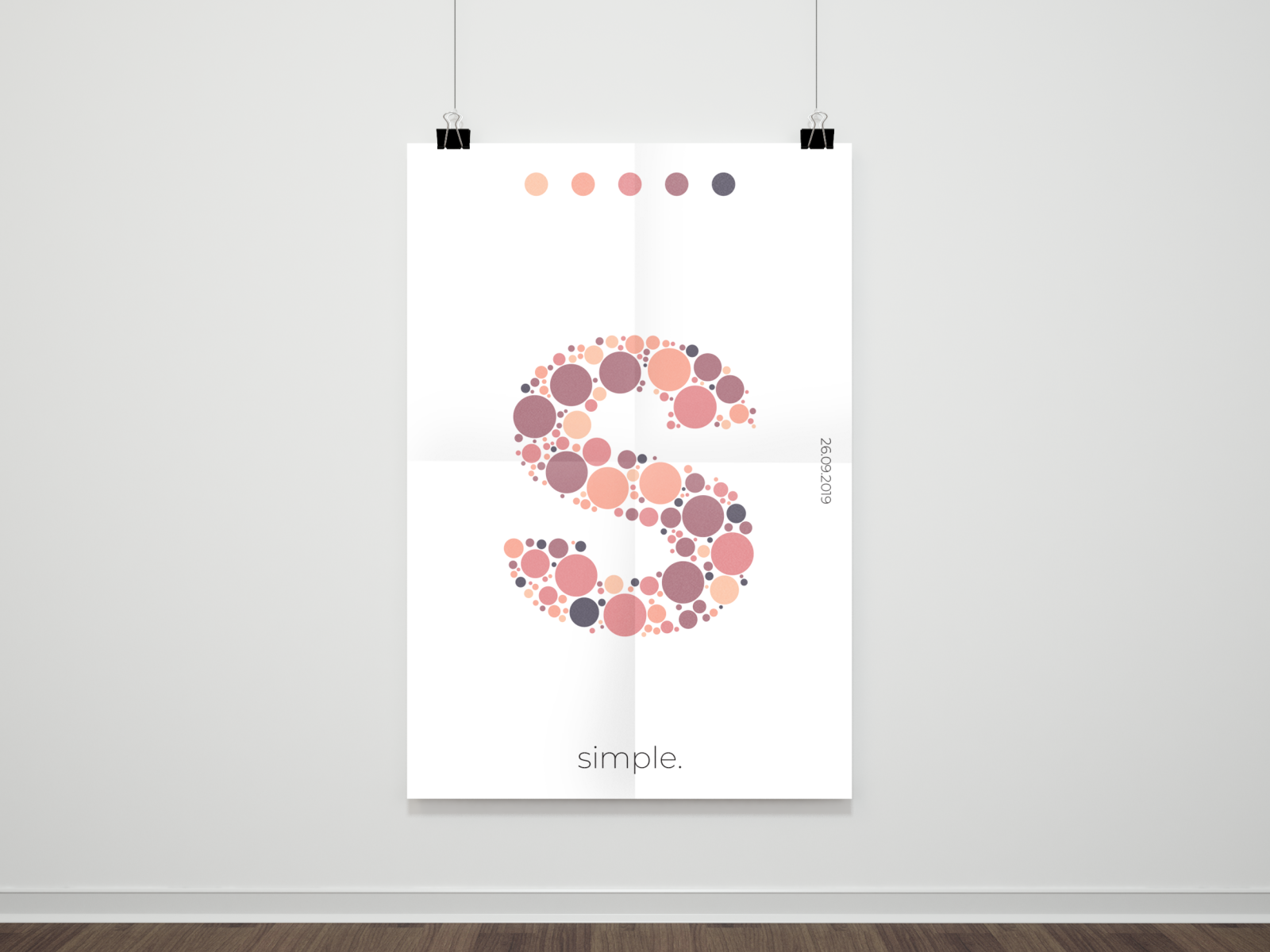 Simple Poster by Krystian Biskupski on Dribbble