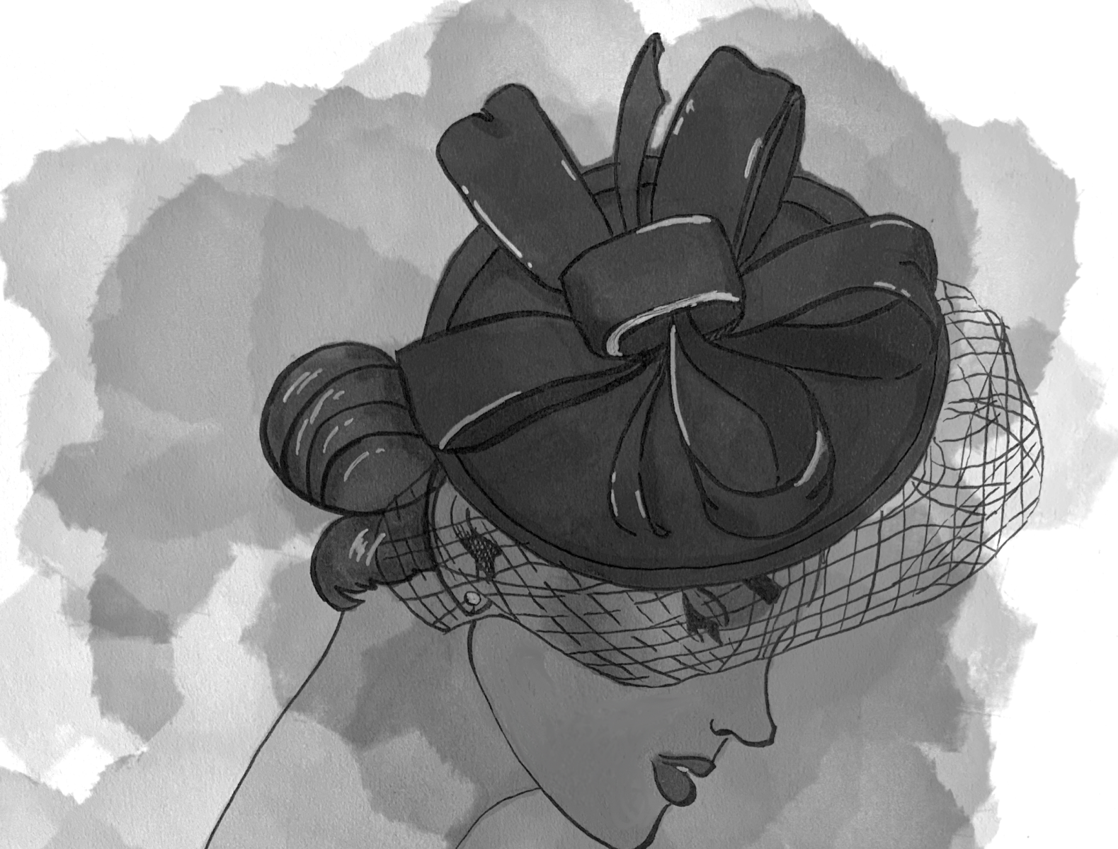 Woman and Fascinator by Sylvain Garceau on Dribbble