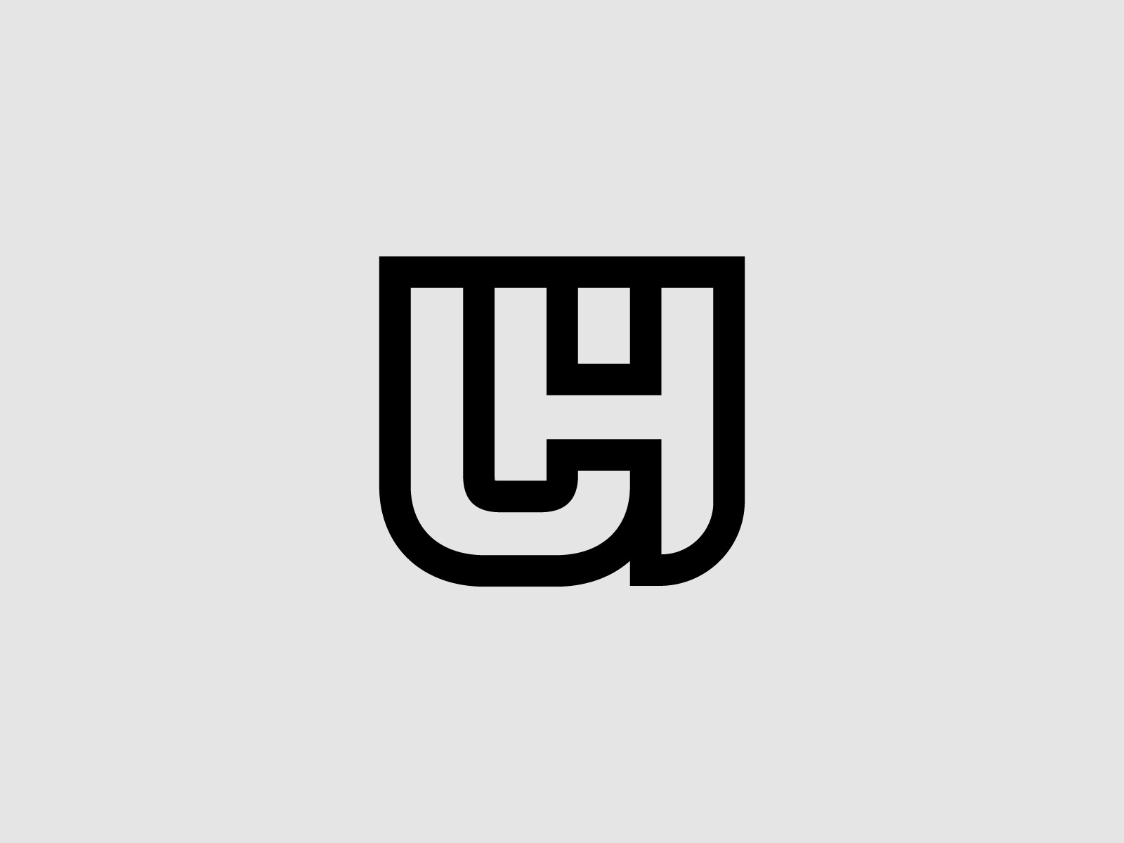 UH Monogram logo by Sabuj Ali on Dribbble