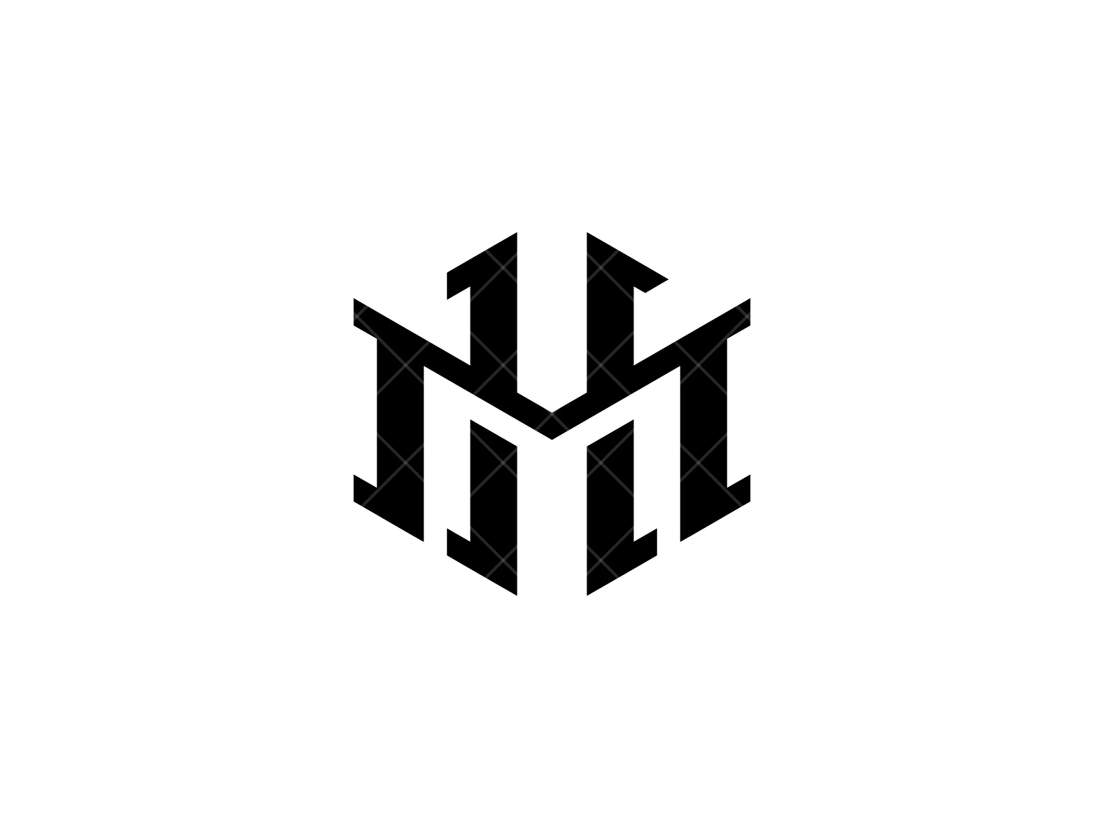 MH Monogram Logo by Sabuj Ali on Dribbble