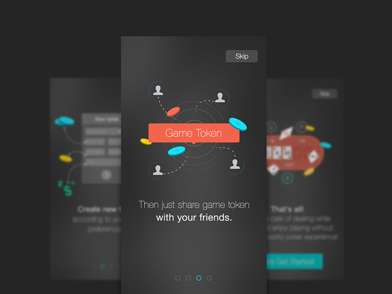 Easy Poker App Walkthrough by Arek Płatek on Dribbble