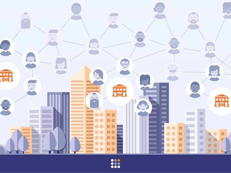 Legion Workforce Network Illustration by Stas Kulesh 🥝 on Dribbble