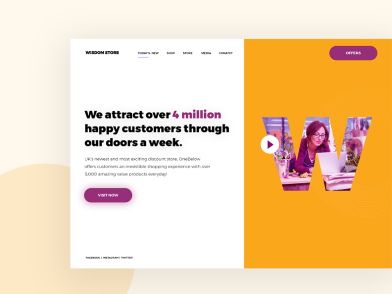 Wisdom Store by Dolphin Web Solution on Dribbble