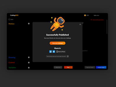 Success Popup design by Agilan KS on Dribbble