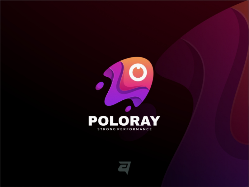 Concept colorful logo design POLORAY. by Artnivora Studio on Dribbble