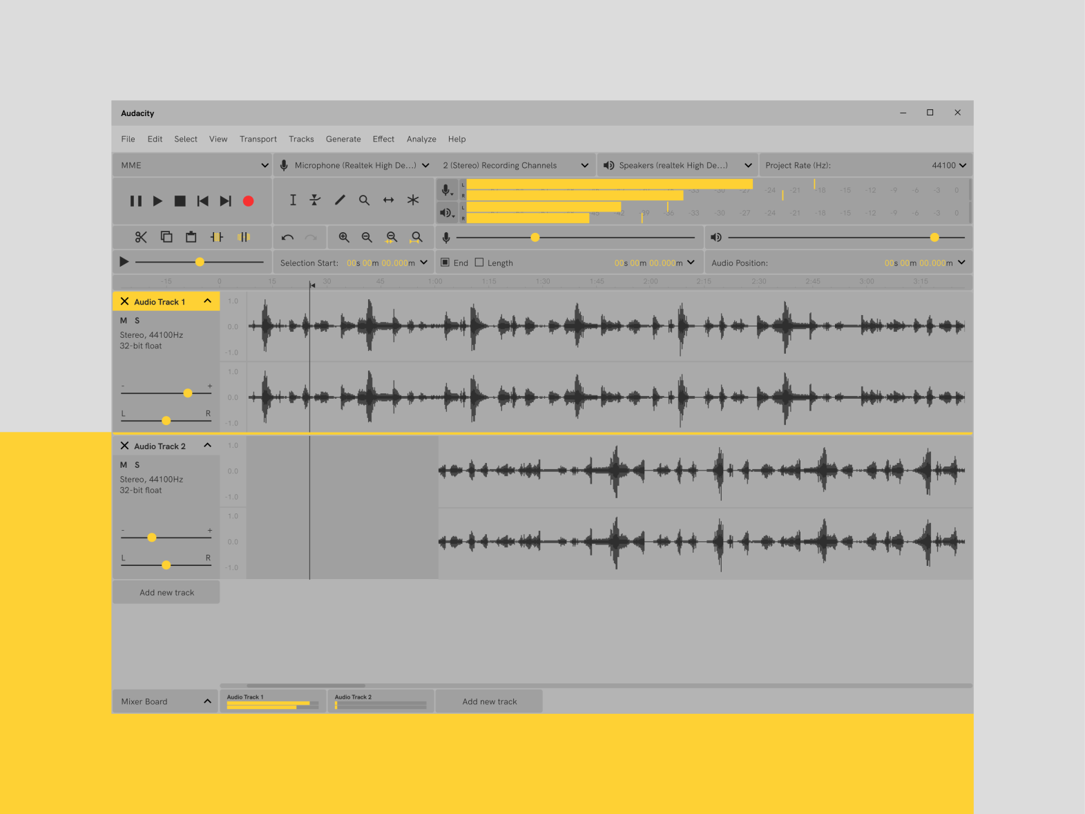 Audacity Redesign Concept - App Screen by Vukasin Stancevic on Dribbble