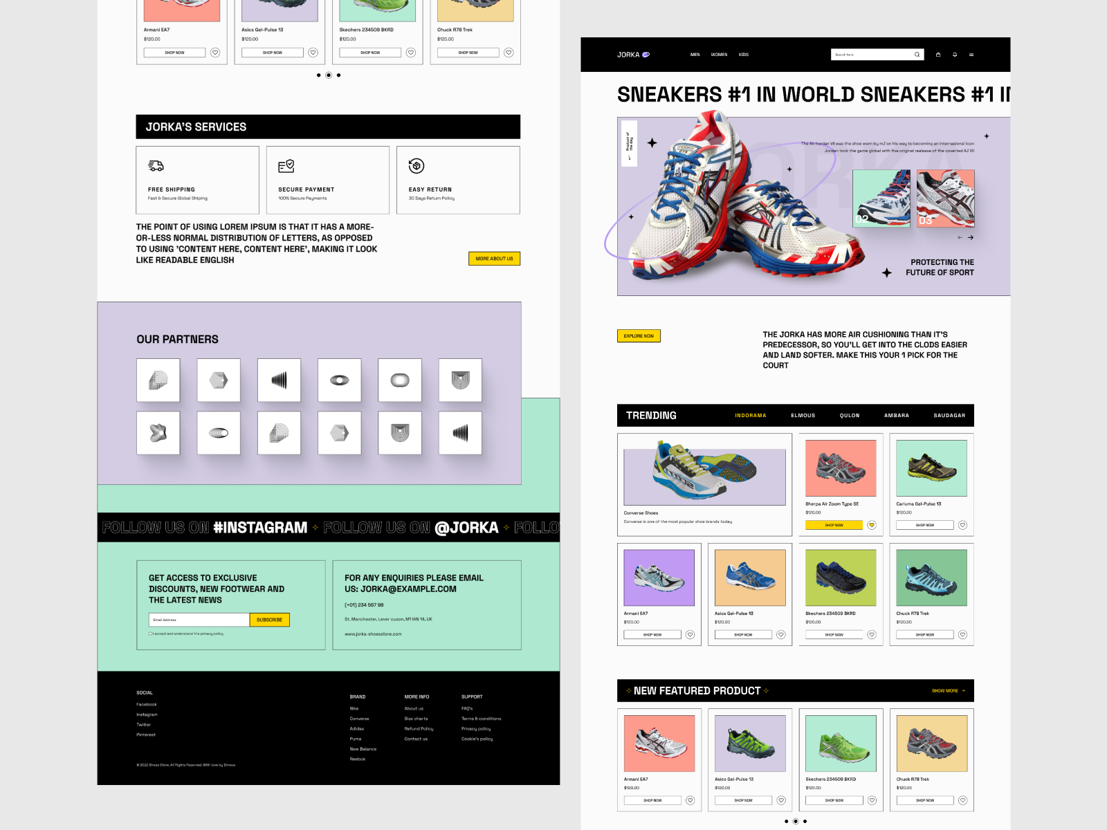 Shoes Store UI Figma Template by Elmous on Dribbble
