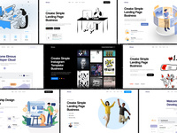 Dribbble - Hero Header UI Design Figma_2_drbl.jpg by Elmous