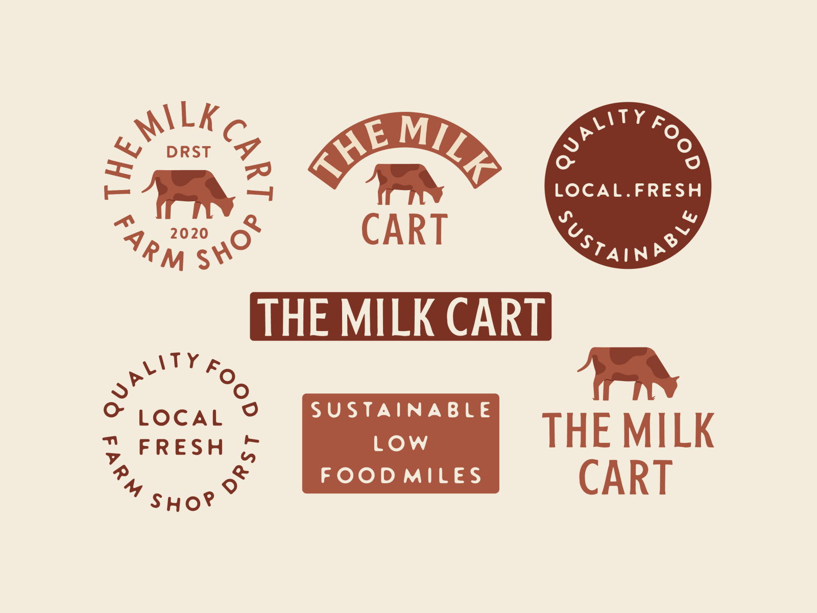 Farm Shop Logo Design by Emily Melling on Dribbble