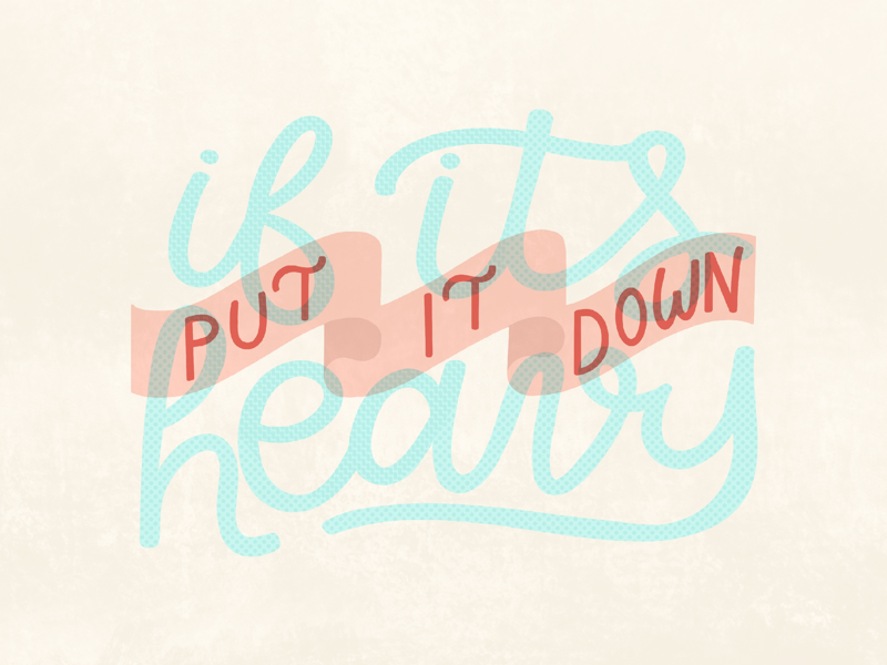 Put it down by Lindsay Michael on Dribbble