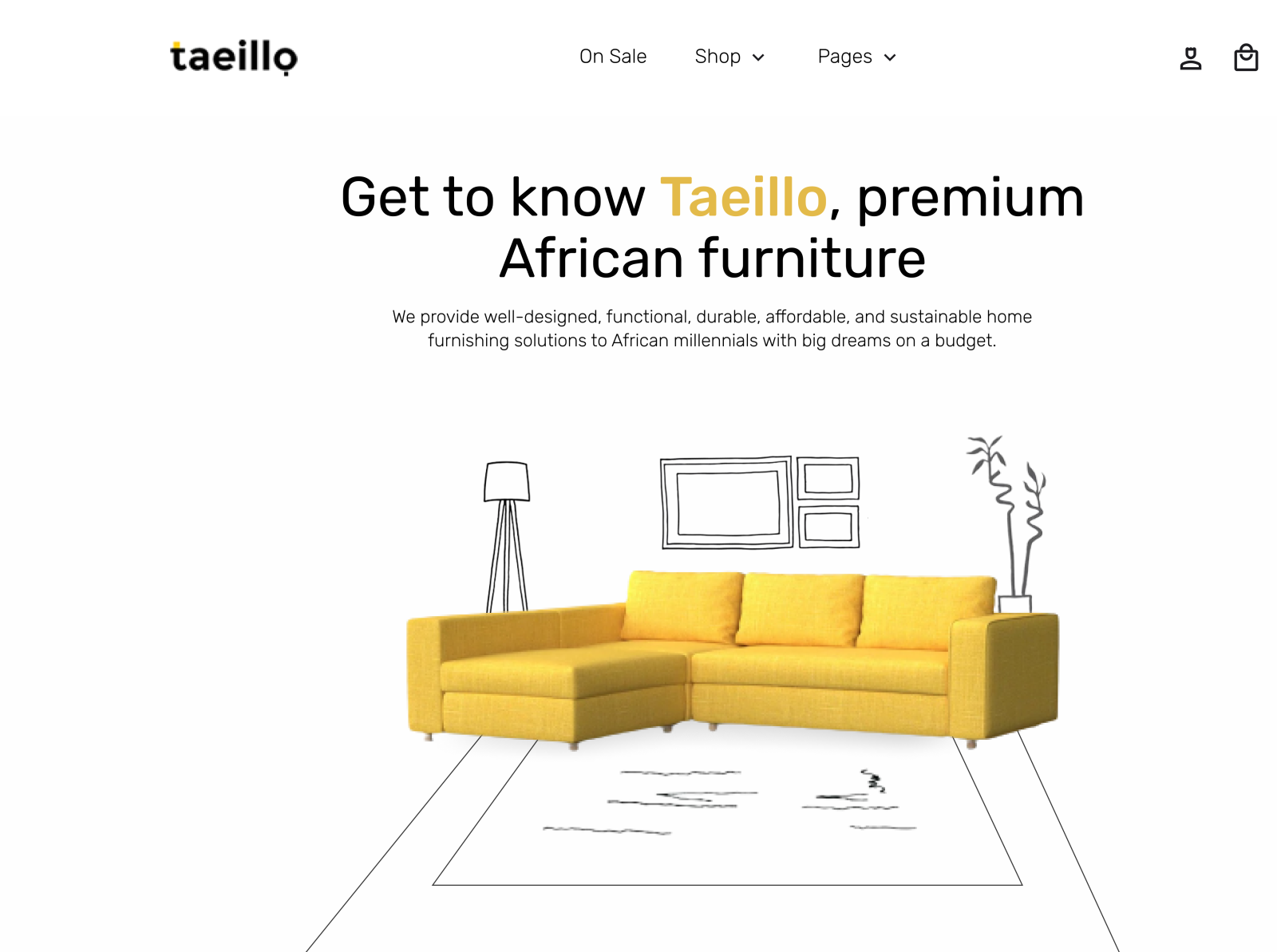 Taeillo Landing Page (Hero Section Redesign) by Emmanuel Adeleye on ...