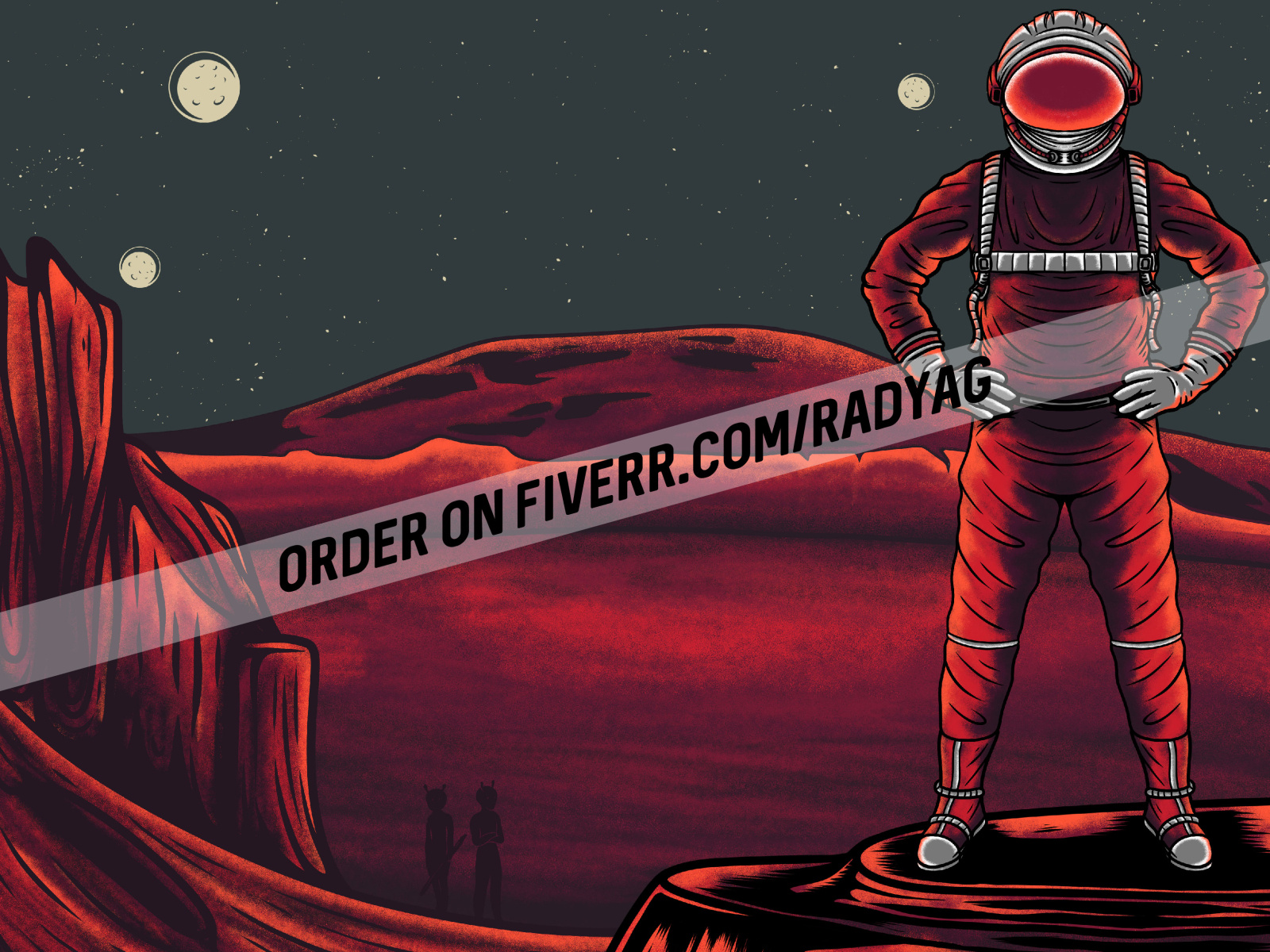 Custom Digital Illustration by Radya Geraldi on Dribbble