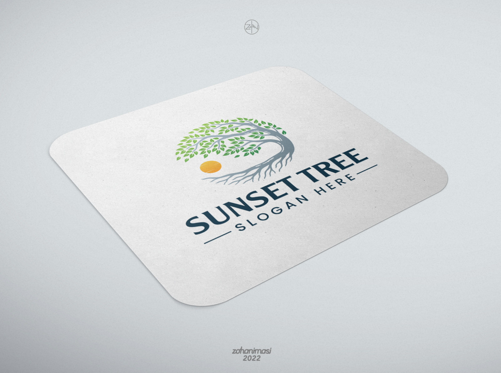 Sunset Tree Logo by Zohan Nur Muchlis on Dribbble