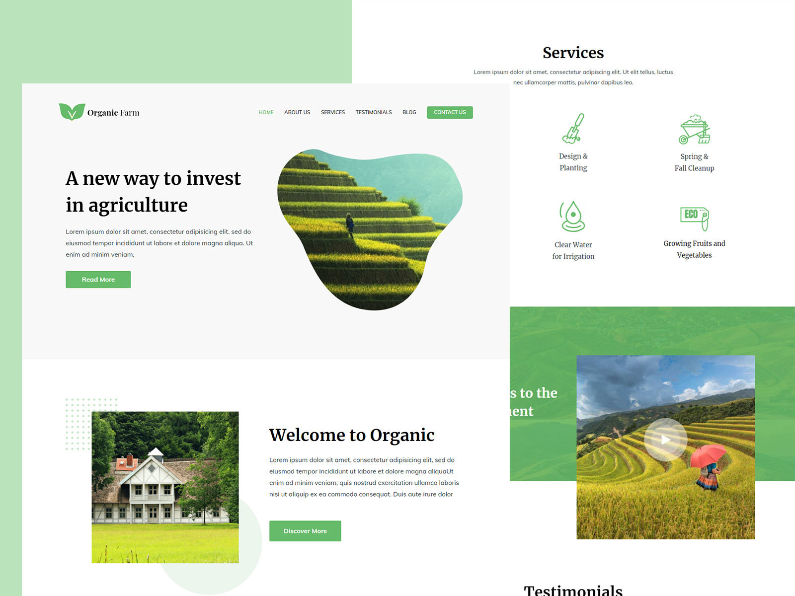 organic farm by Srijana Kunwar on Dribbble