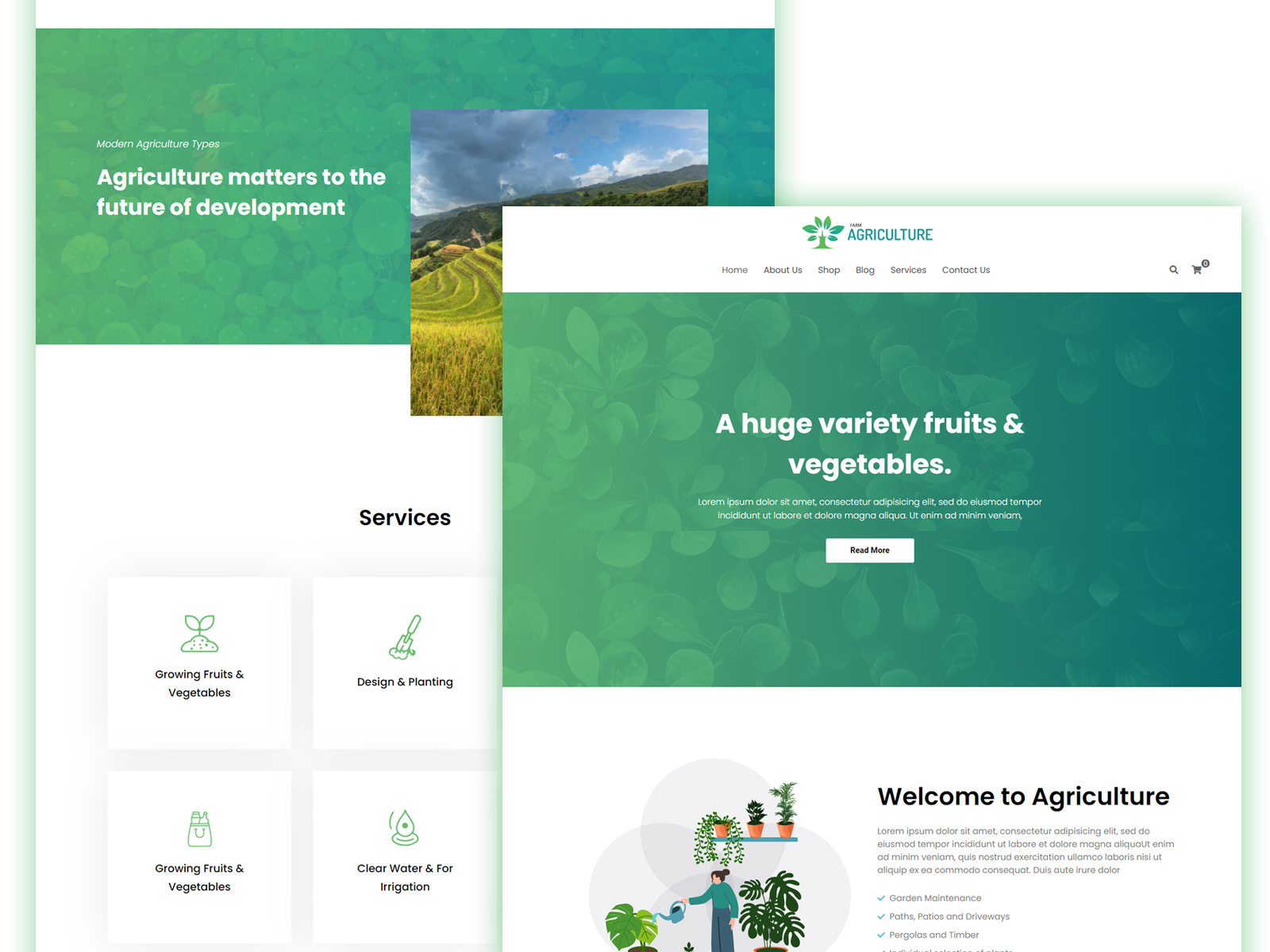 organic farm design by Srijana Kunwar on Dribbble