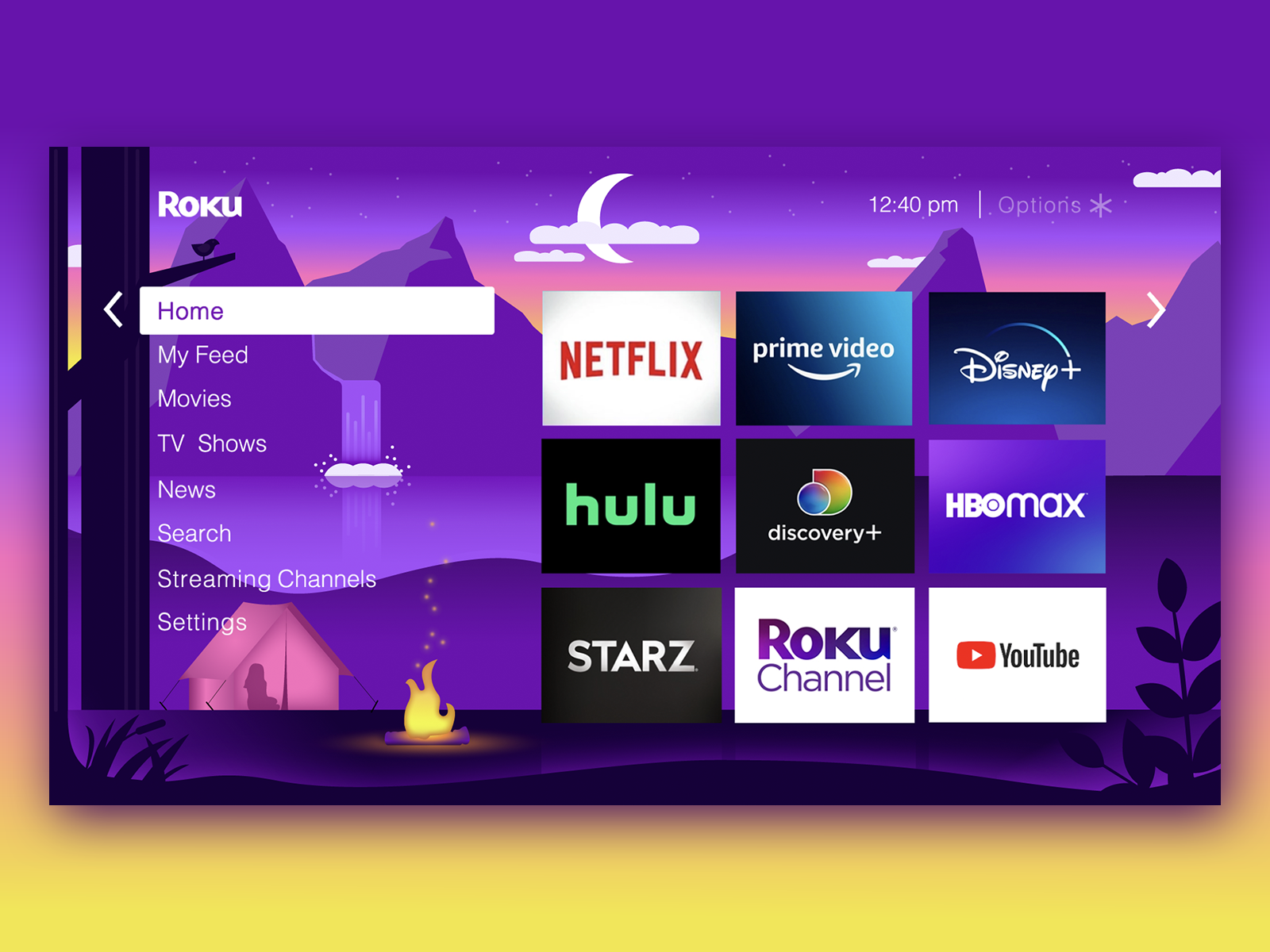 Roku Wallpaper Concept by Tiffany Duddie on Dribbble