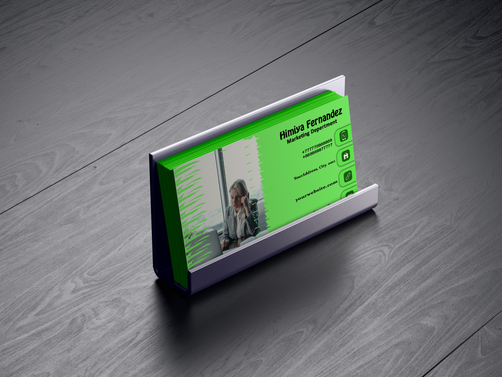 Unique Splash Business Card Design – 9 by MUNNA PAGLU on Dribbble