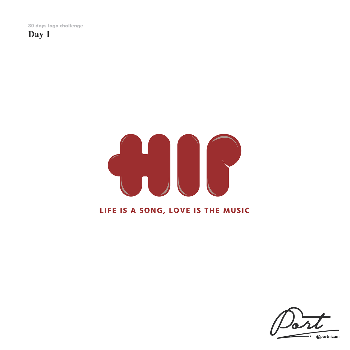 HIP Logo by Port Nizam on Dribbble