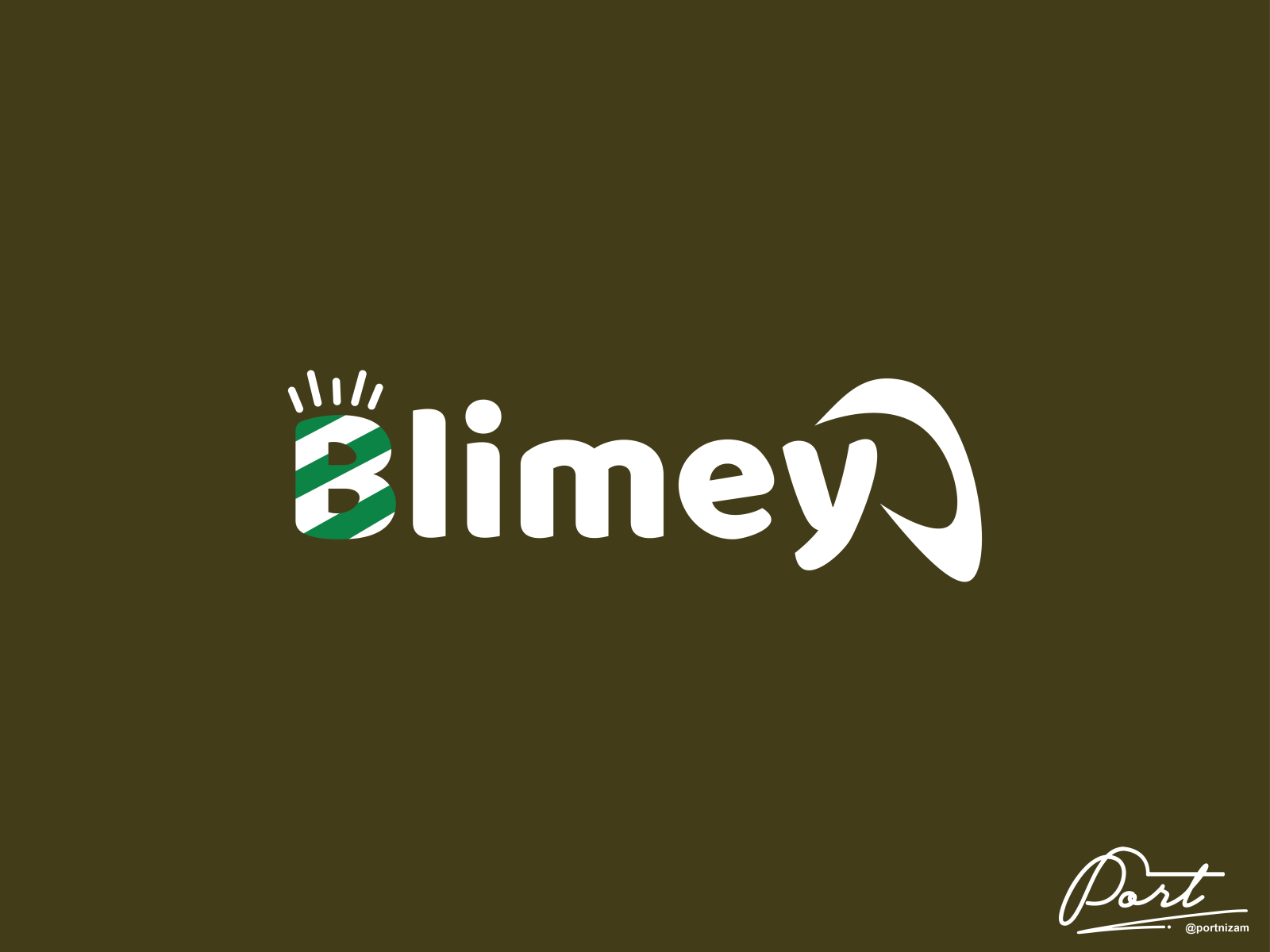 Blimey | Logo Concept by Port Nizam on Dribbble
