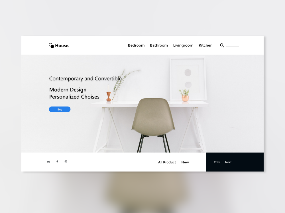 Furniture Landing Page by Iko Setiawan on Dribbble