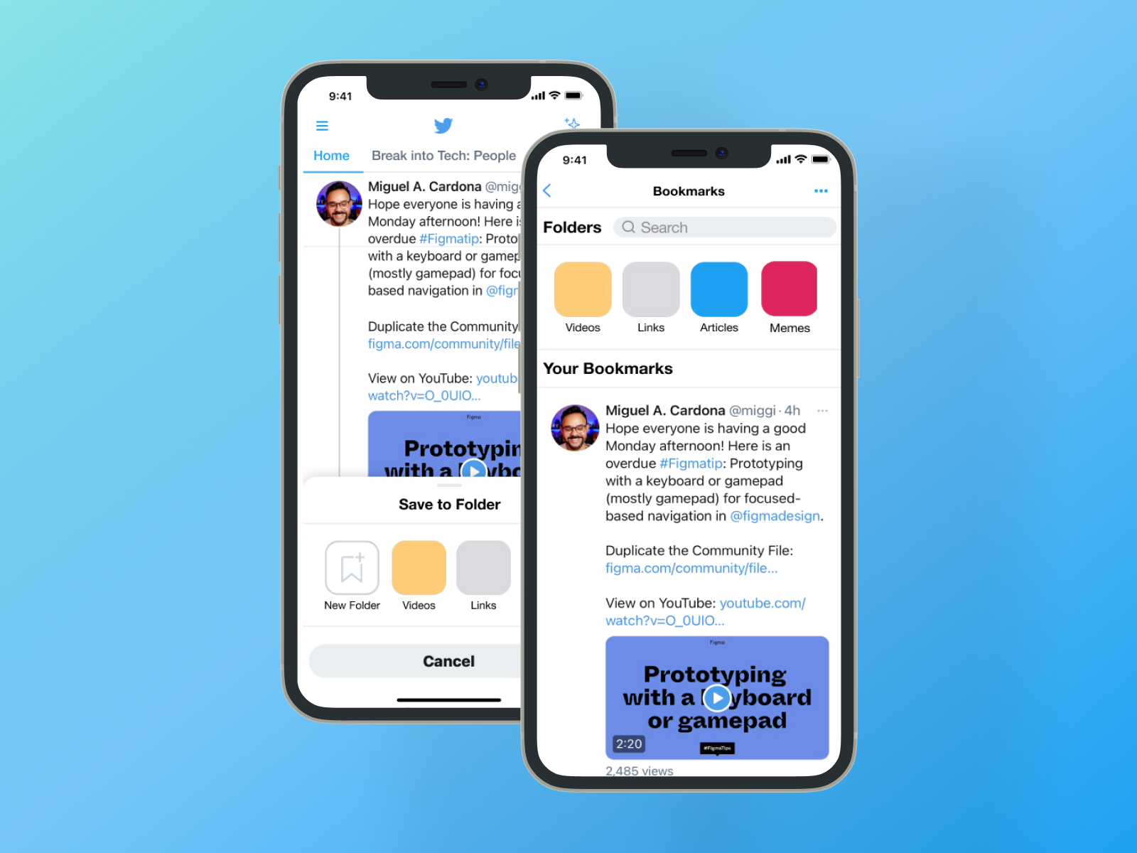 Twitter Bookmarks | Mobile App Redesign by Aya Galloway on Dribbble
