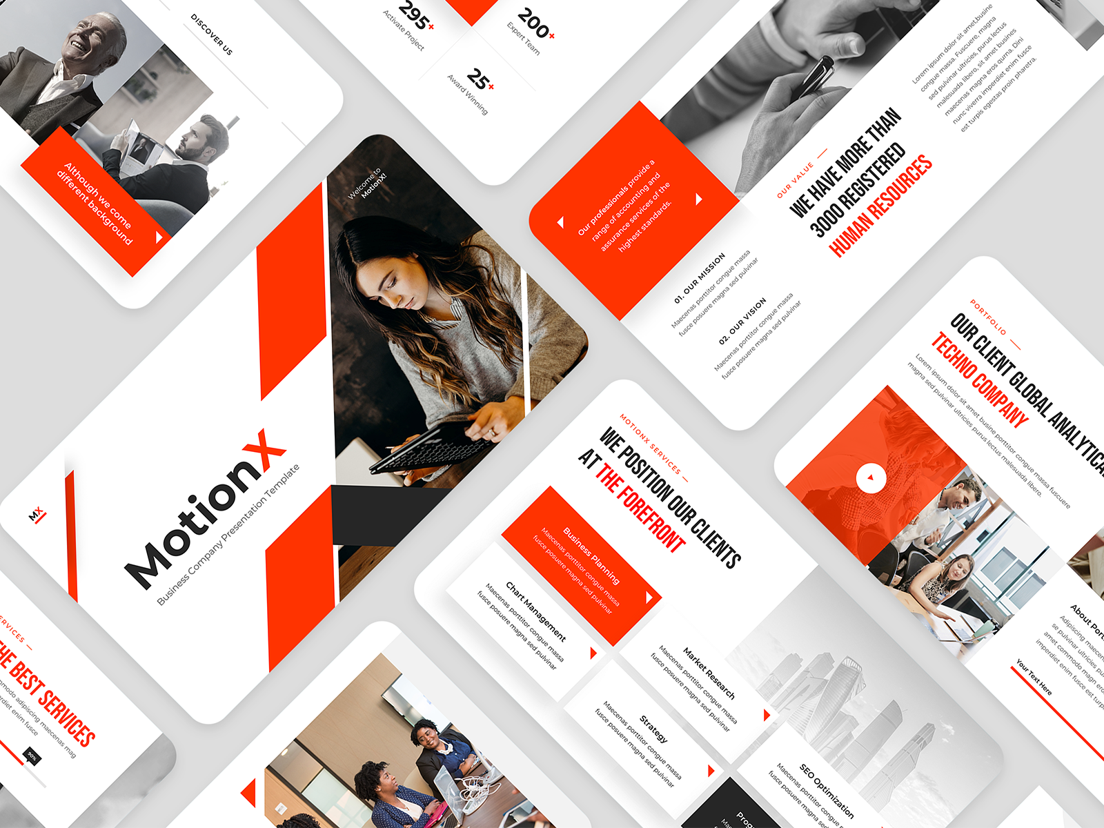 MotionX - Corporate Business Presentation Template by Yossy Made on ...