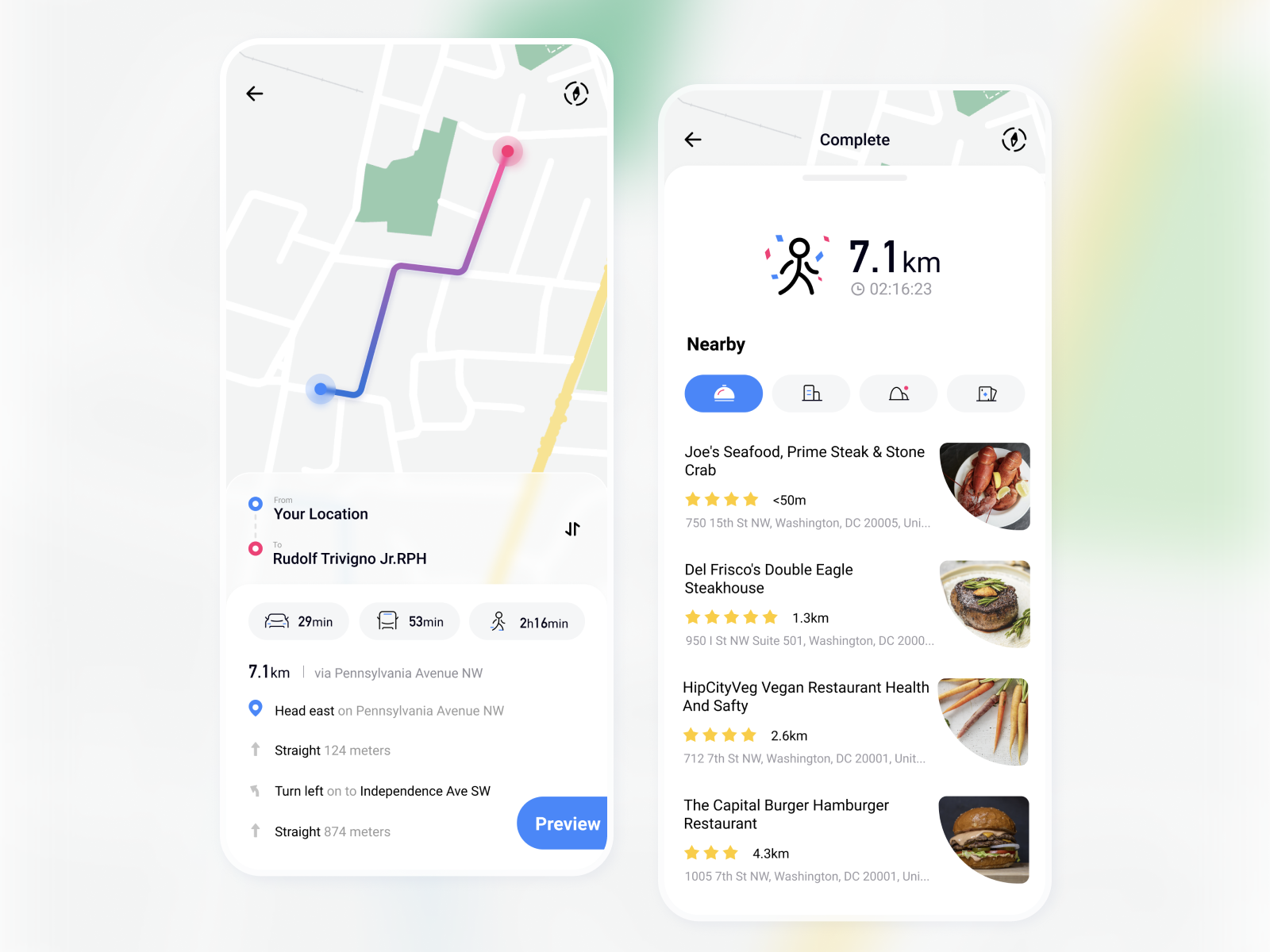 A Map APP Design by Yrainy on Dribbble