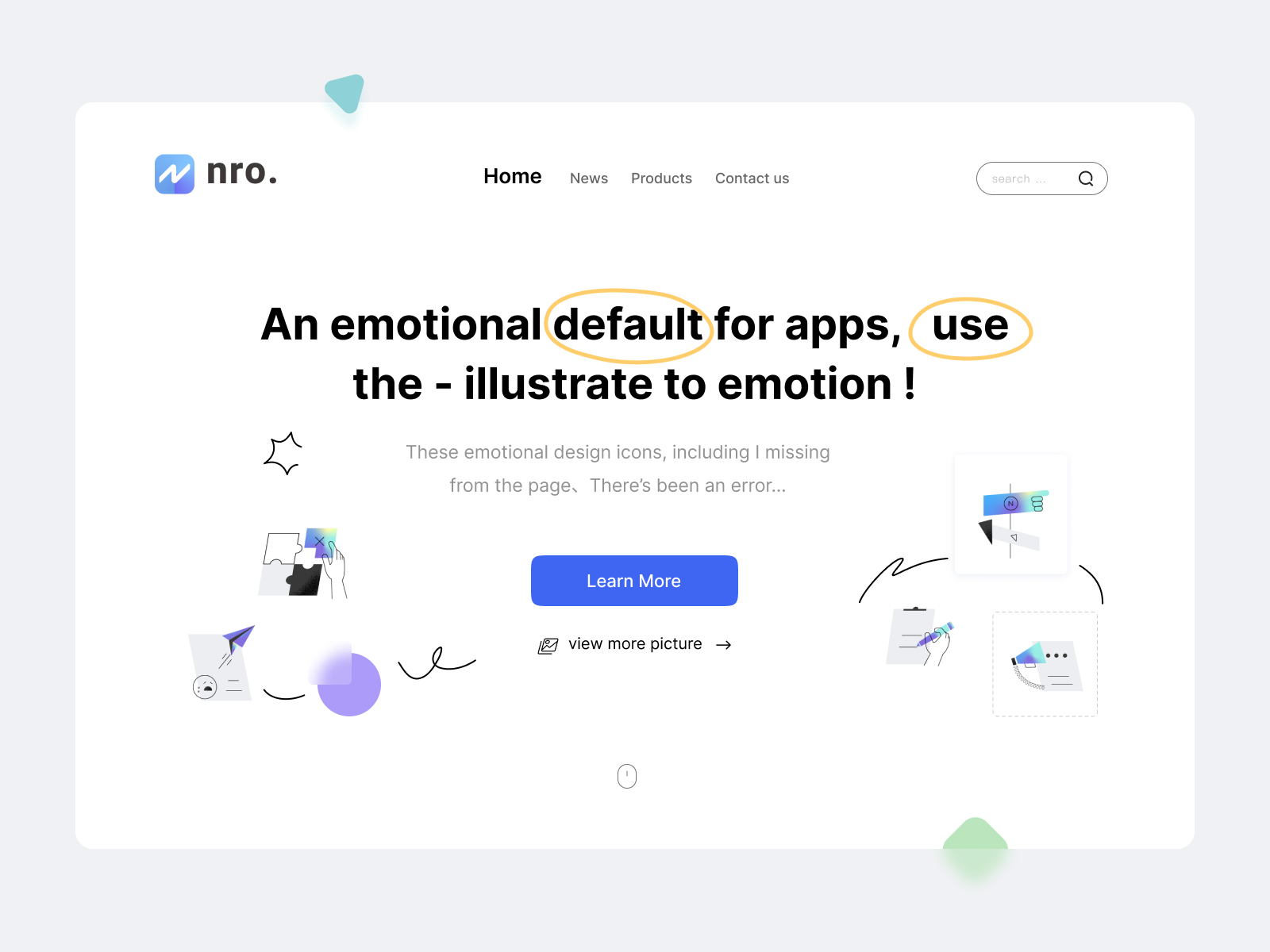 A Web page layout by zoe02 zhao on Dribbble